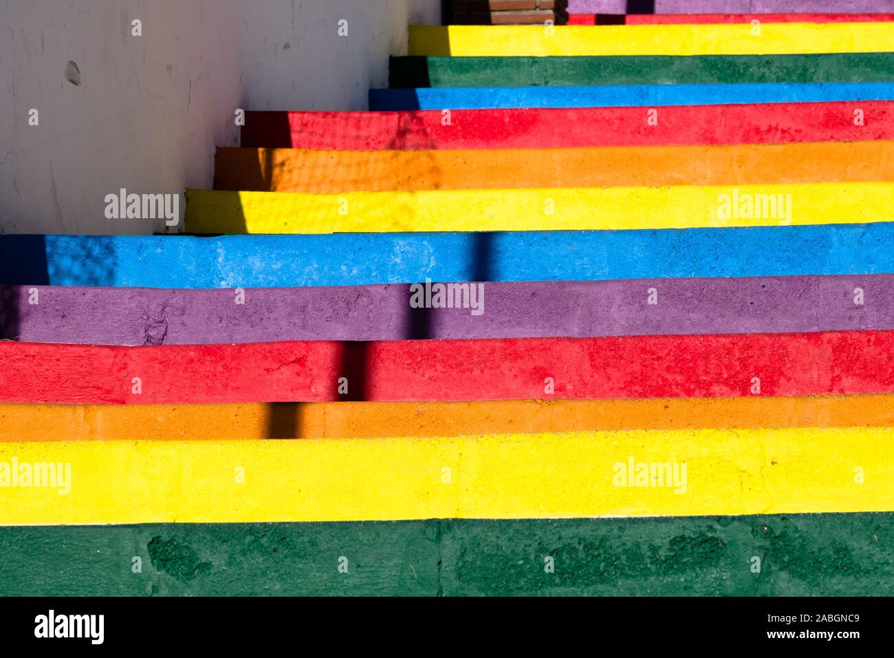 Rainbow steps hi-res stock photography and images - Alamy