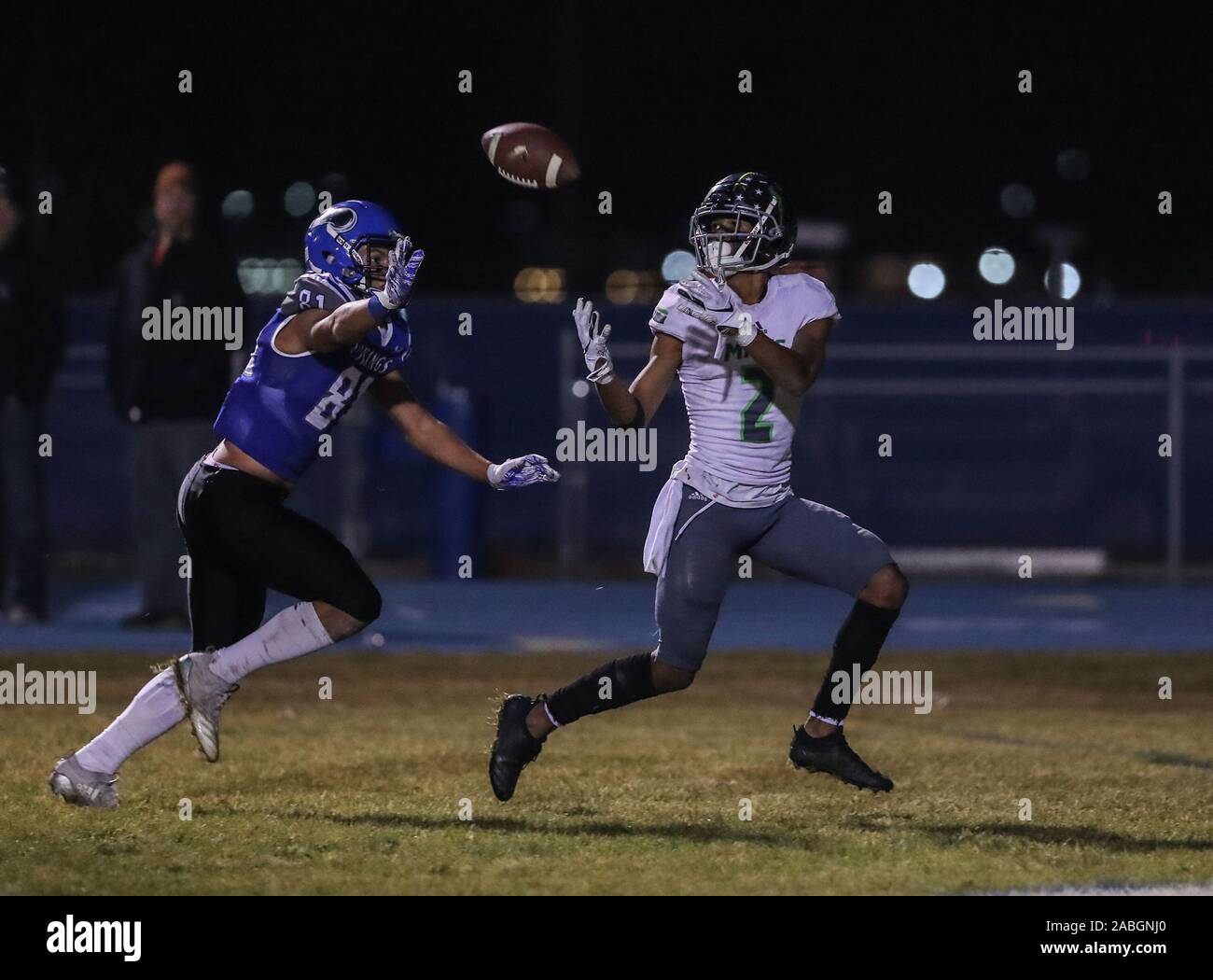 Football action with Mt. View vs. Coeur d'Alene High School in Coeur d ...