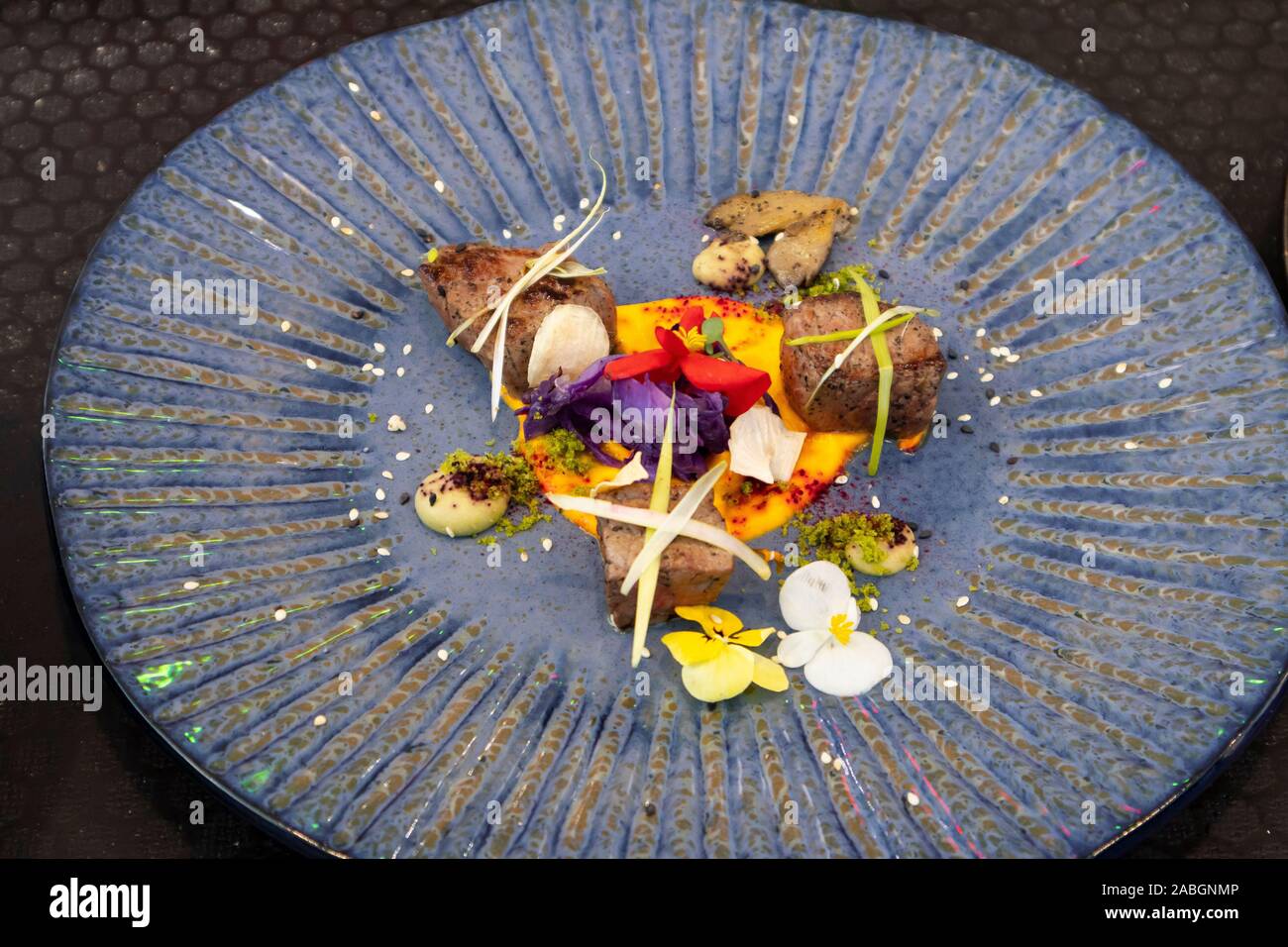 Culinary Art, Sophisticated Dinner Table Set. Art Restaurant cafe menu ...