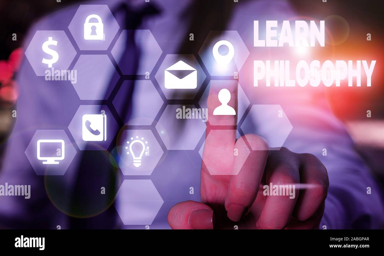 Conceptual hand writing showing Learn Philosophy. Concept meaning learn ...
