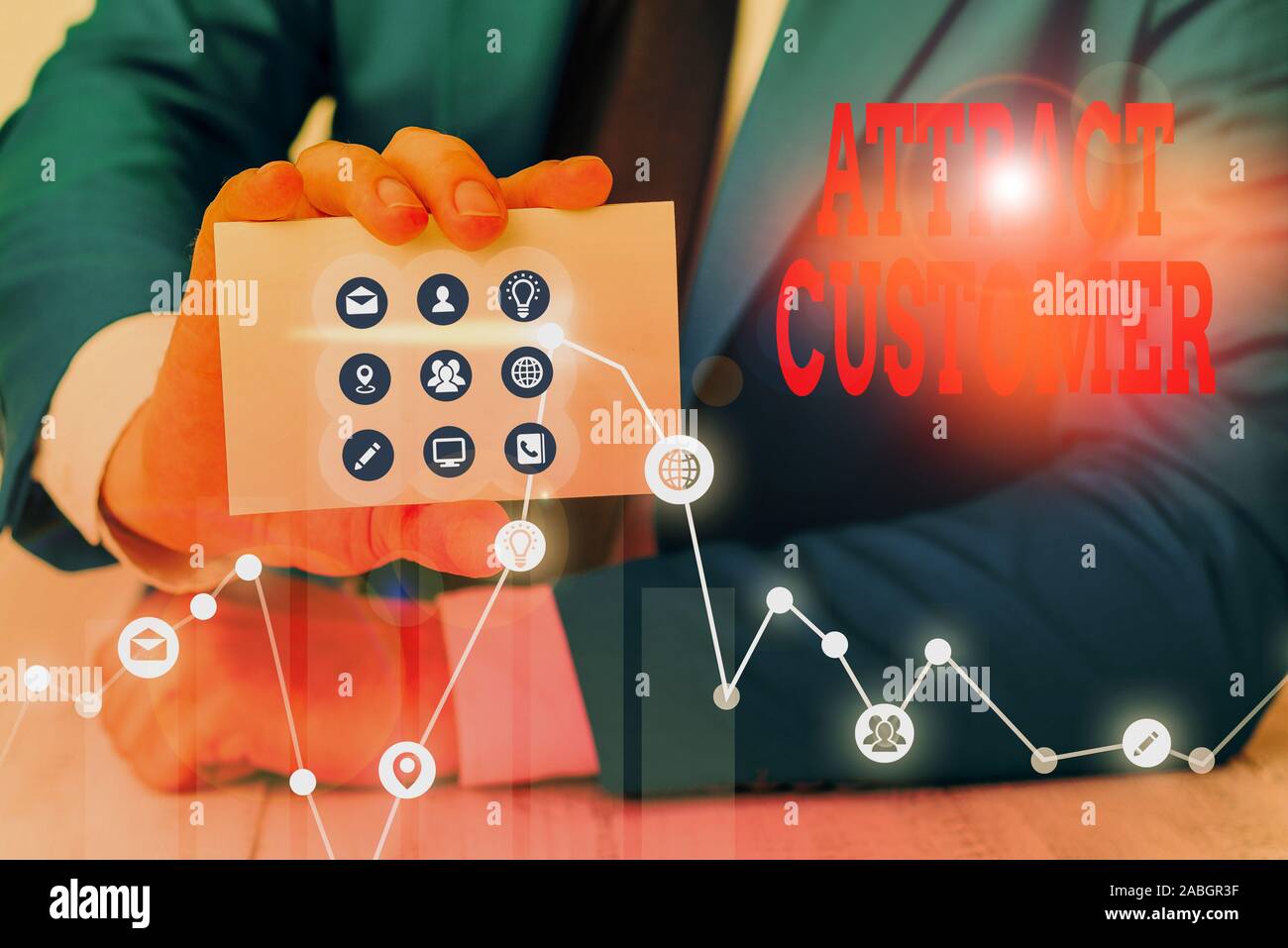 Conceptual Hand Writing Showing Attract Customer Concept Meaning To Bring More Customers Or