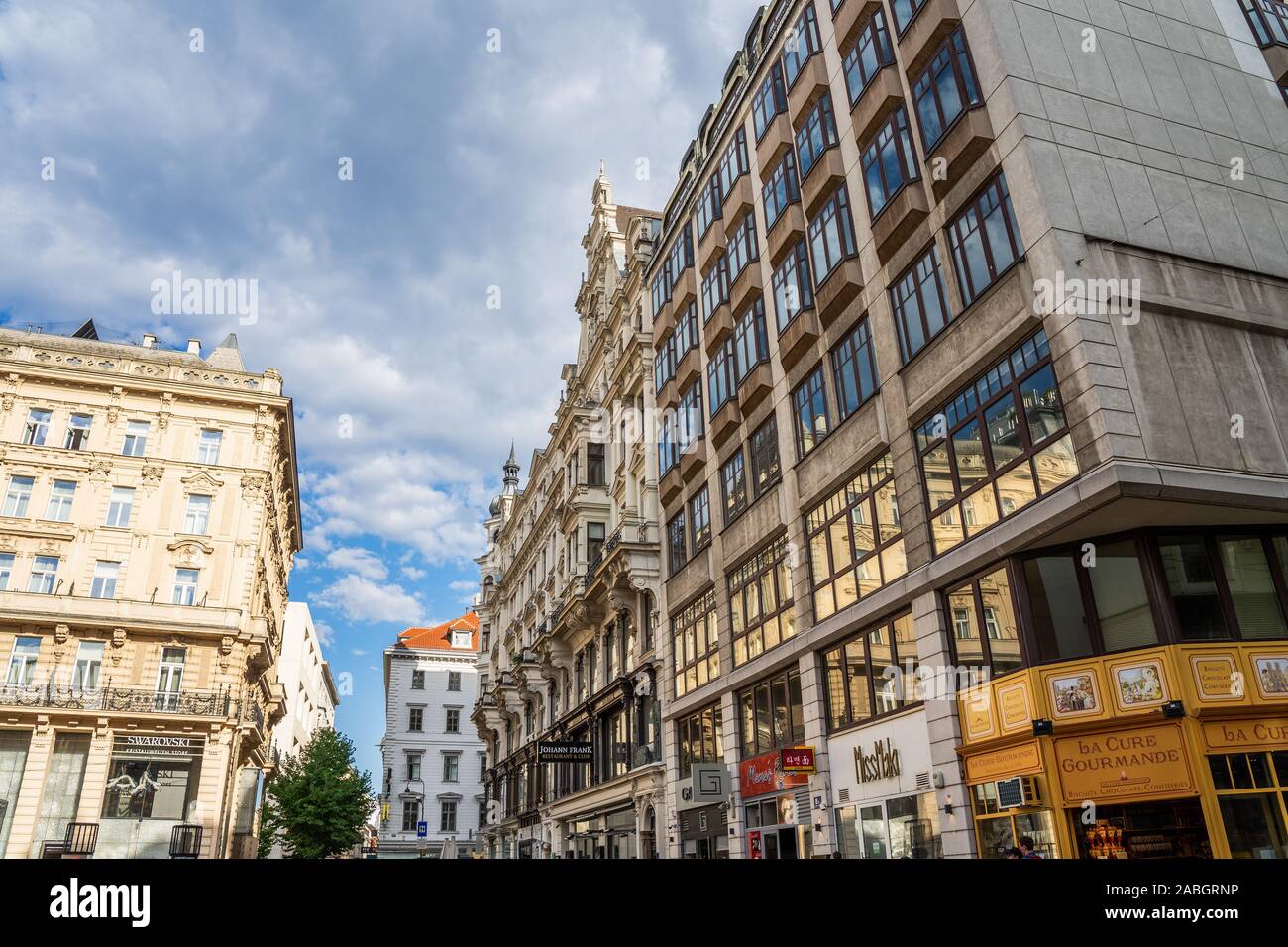 Famous street in Vienna Wien, Austria Stock Photo - Alamy