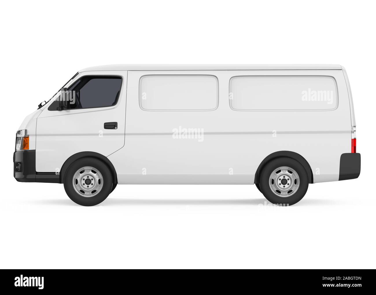 Delivery Van Isolated Stock Photo - Alamy