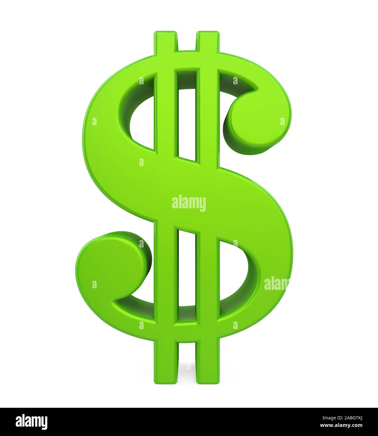 Dollar Currency Sign Isolated Stock Photo - Alamy