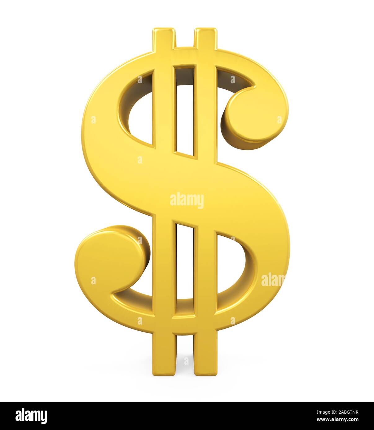 Dollar Currency Sign Isolated Stock Photo - Alamy