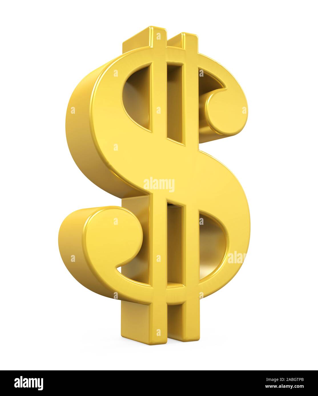 Dollar Currency Sign Isolated Stock Photo - Alamy