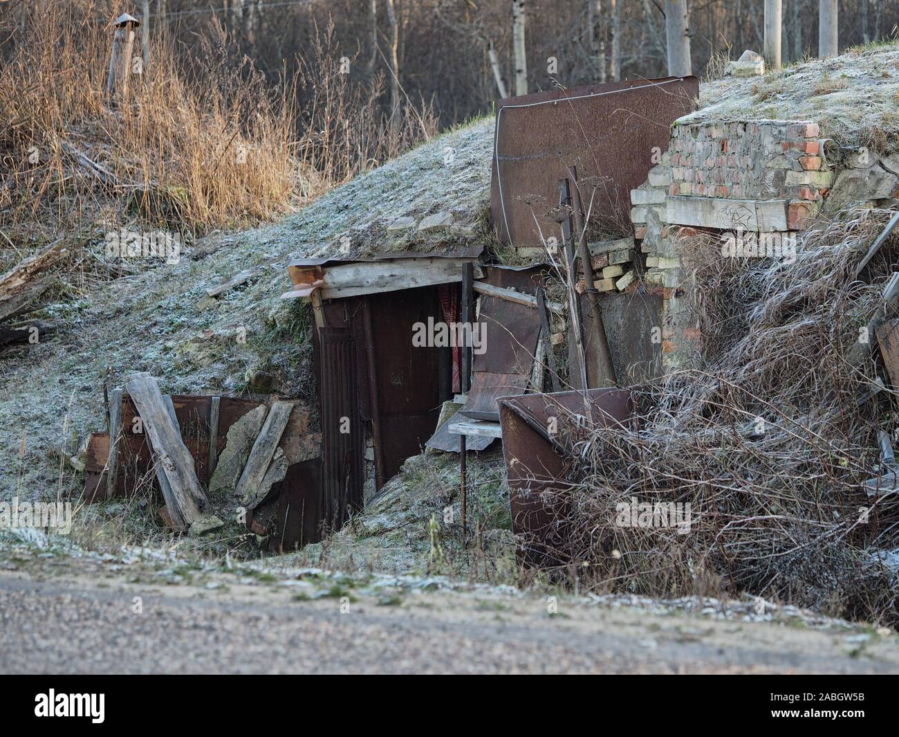 Very old cellars dug in the ground. Sometimes buildings are used for ...