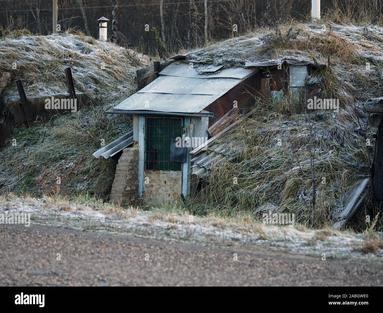 Very old cellars dug in the ground. Sometimes buildings are used for ...