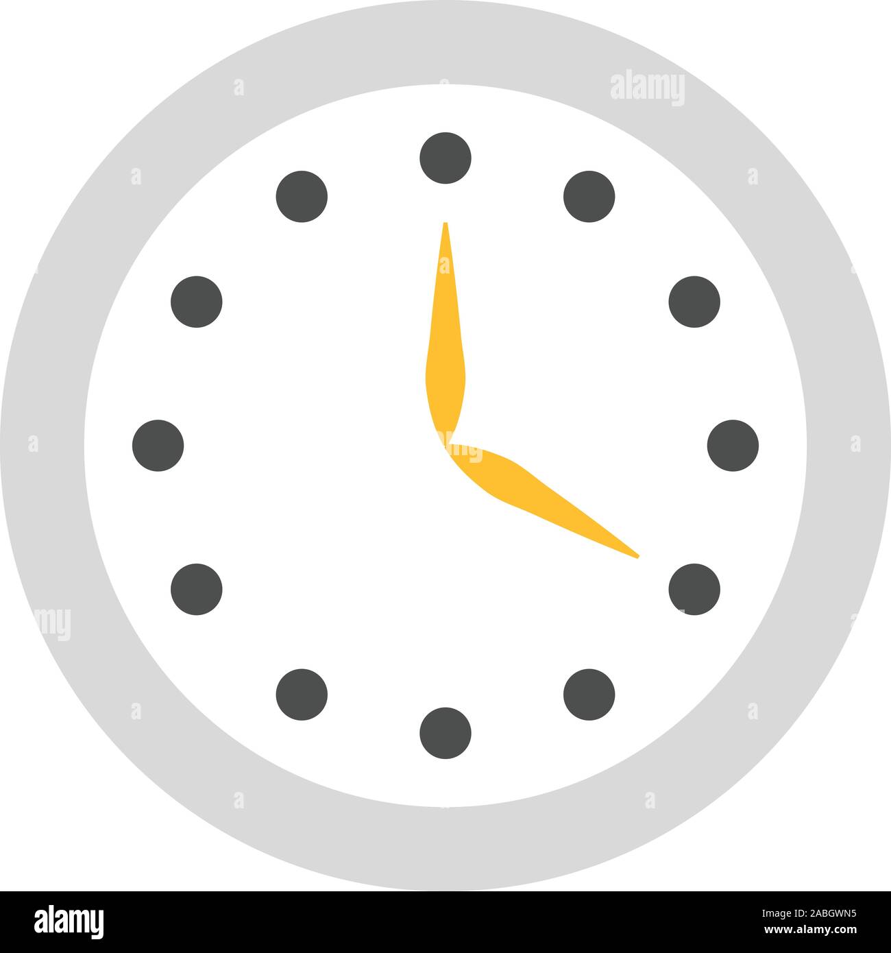 Room wall clock icon, flat style Stock Vector Image & Art - Alamy