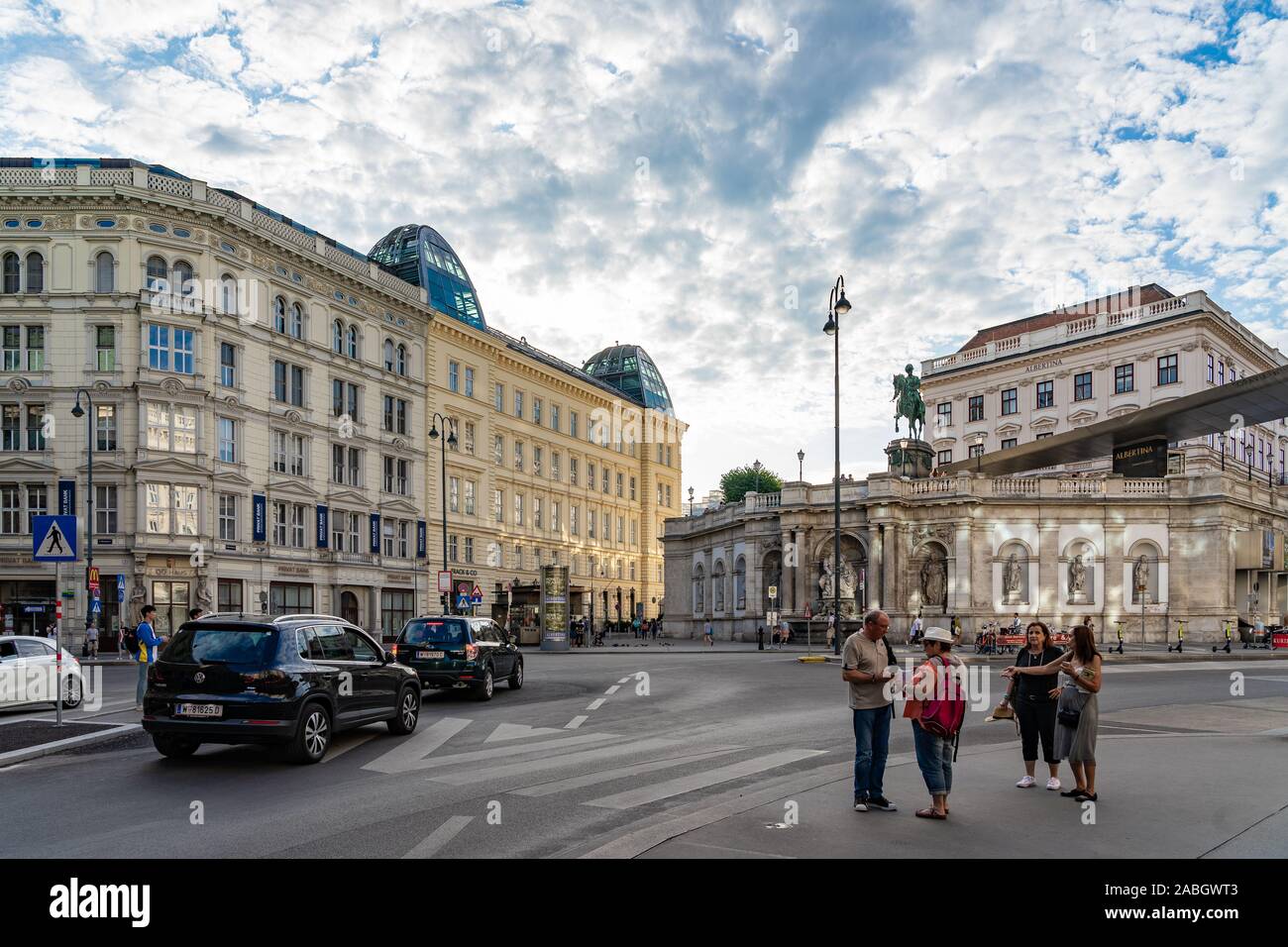 Famous street in Vienna Wien, Austria Stock Photo - Alamy