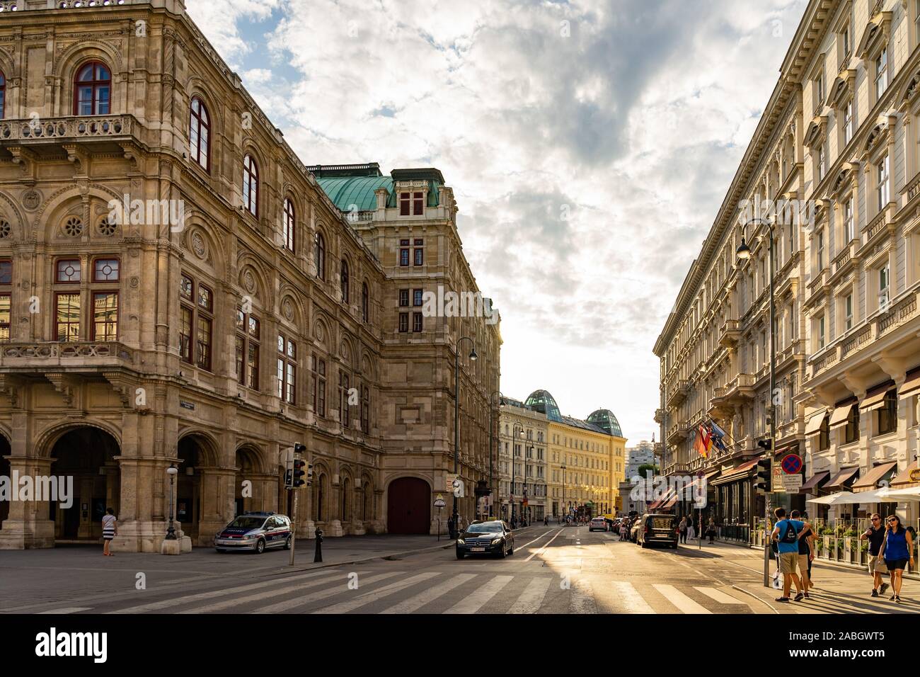 Famous street in Vienna Wien, Austria Stock Photo - Alamy