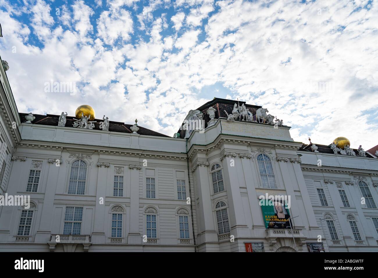 Austrian National Library in Vienna Wien, Austria Stock Photo - Alamy