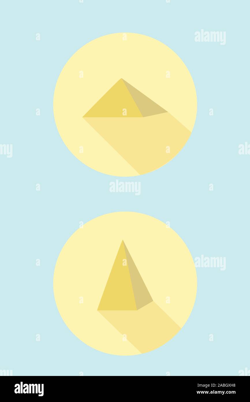 Yellow Pyramid Logo Pyramid Logo Vector 7882388 Vector Art At Vecteezy