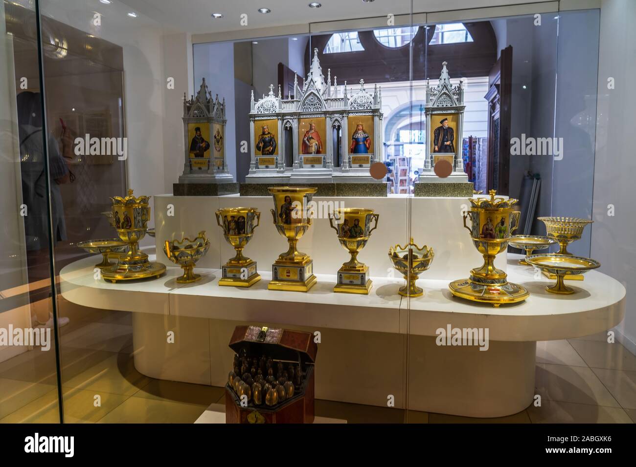 Hofburg Silver Collection in Vienna Wien, Austria Stock Photo - Alamy