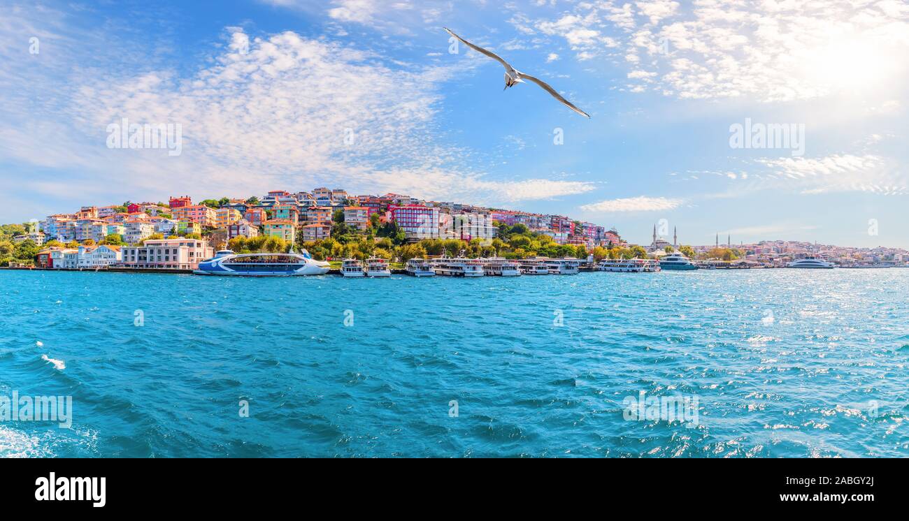 Asian part of Istanbul, beautiful Turkish panorama Stock Photo - Alamy