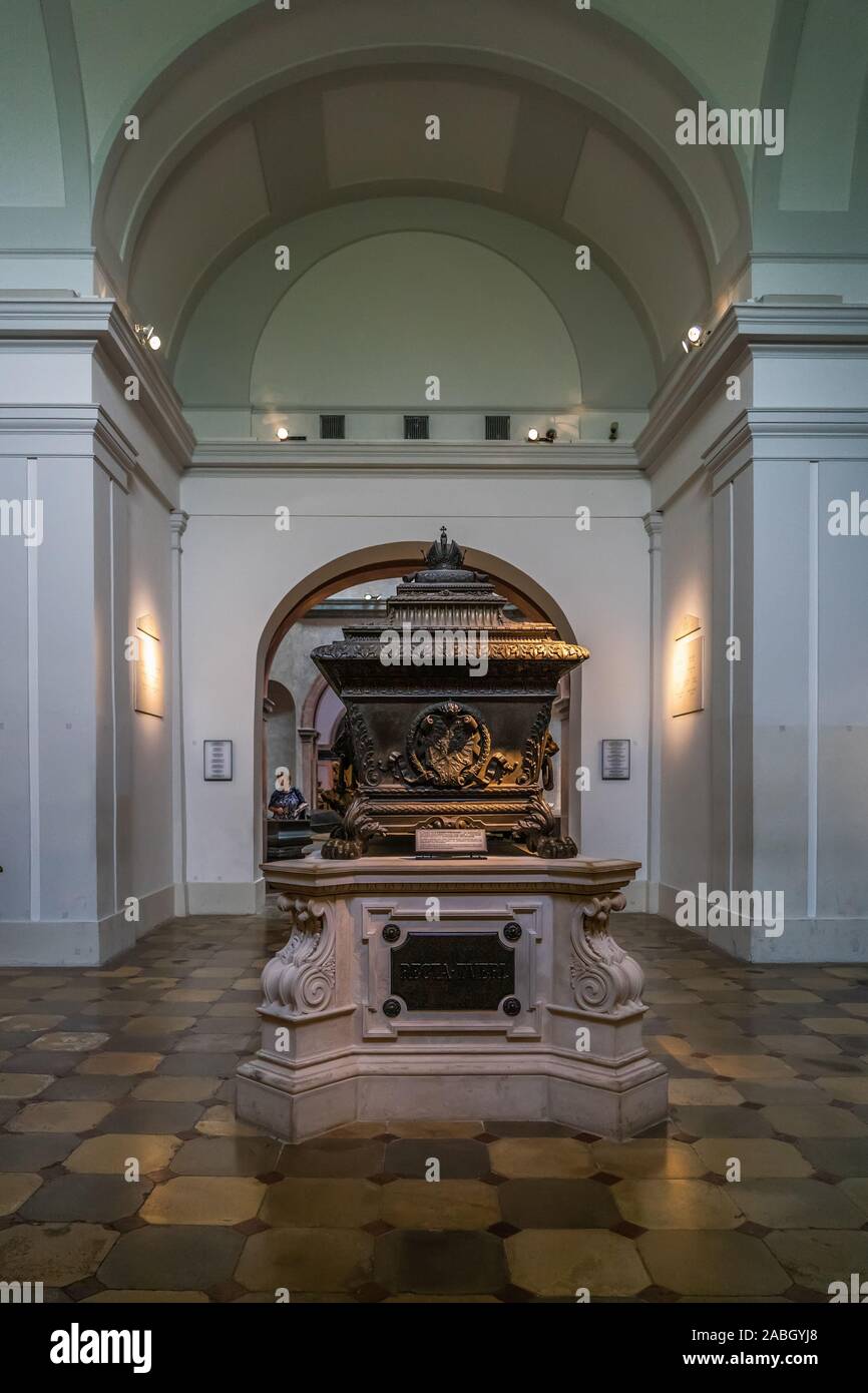Imperial Burial Vault (Imperial Crypt) in Vienna Wien, Austria Stock ...
