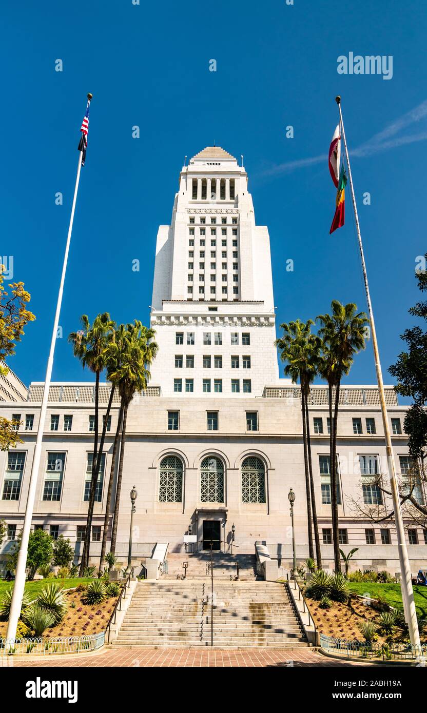 Los Angeles City Hall in California Stock Photo - Alamy
