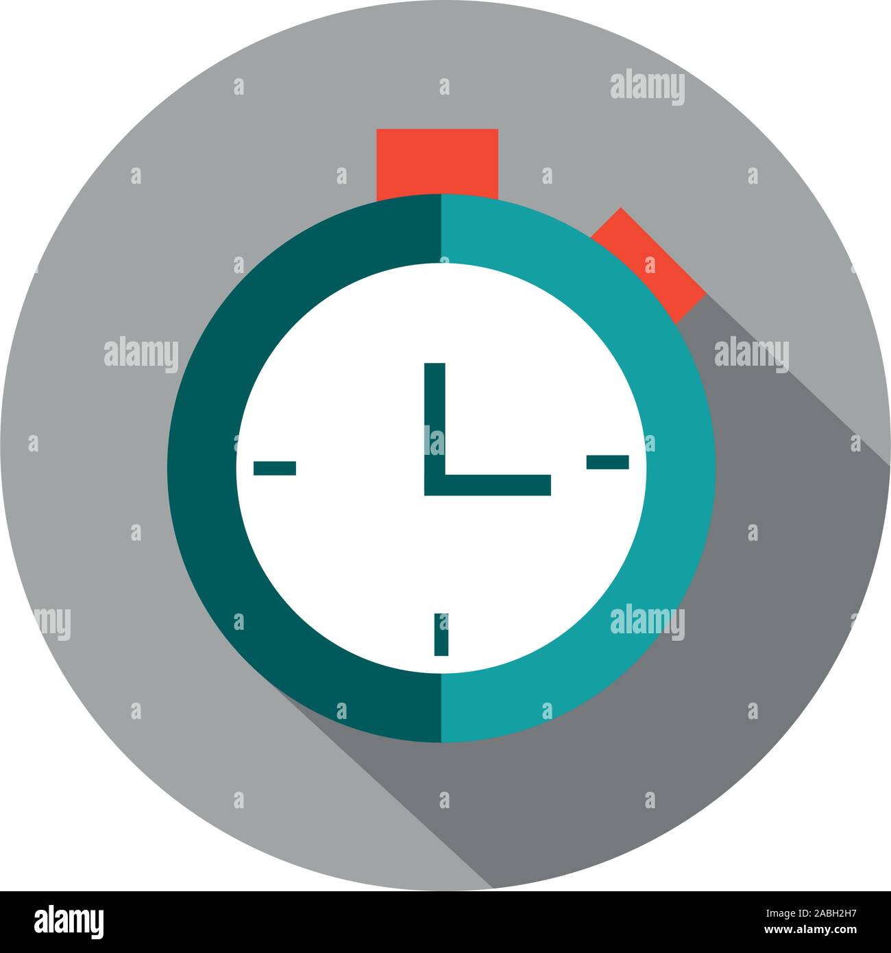 chronometer speed business strategy icon block shadow vector ...