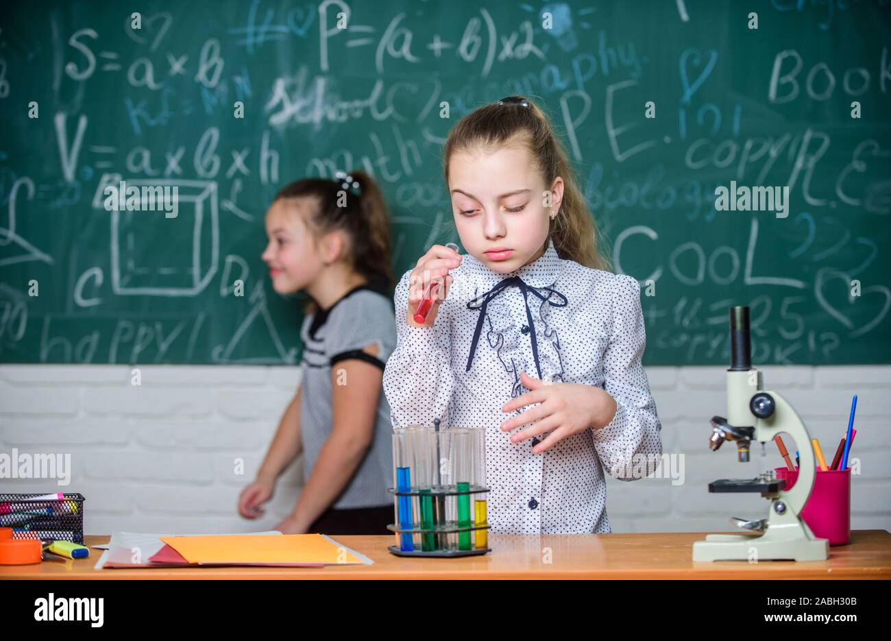 Scientist at work. science experiments in laboratory. Biology lesson ...