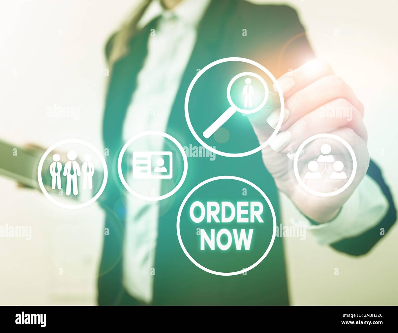 Handwriting text Order Now. Conceptual photo confirmed request by one ...