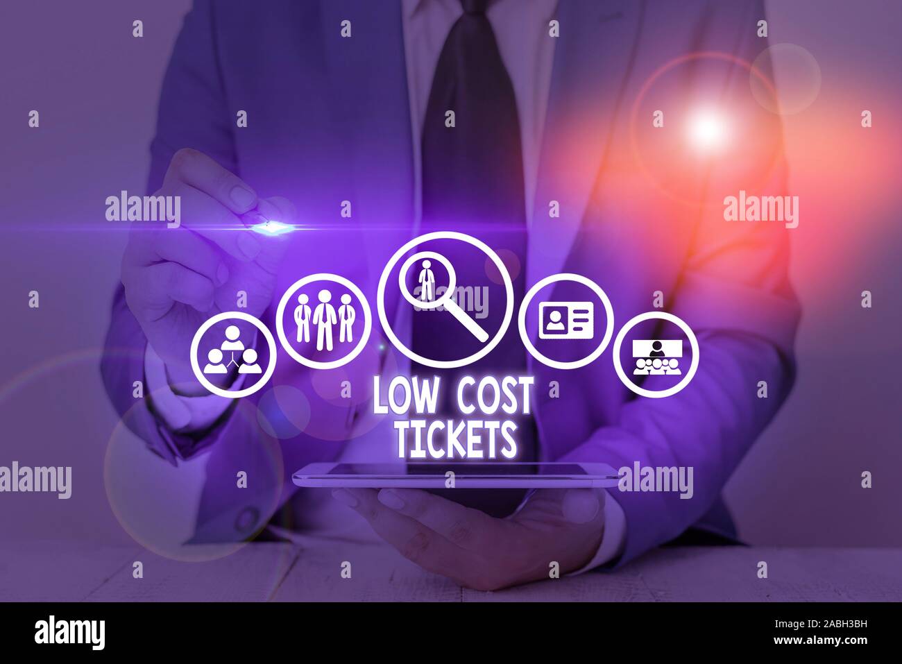 Writing note showing Low Cost Tickets. Business concept for small paper ...