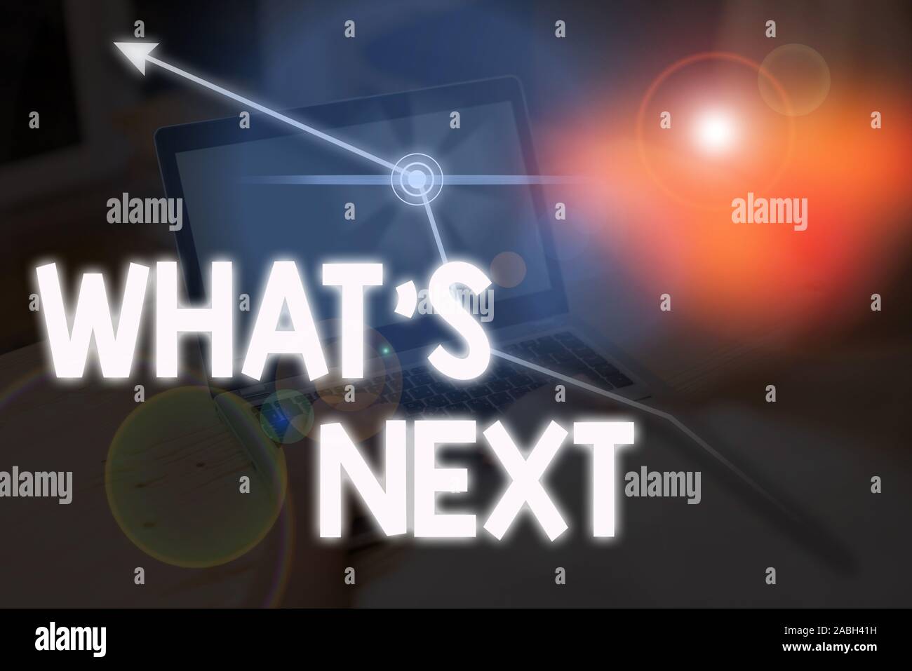 Writing note showing What S Is Next. Business concept for talking about ...