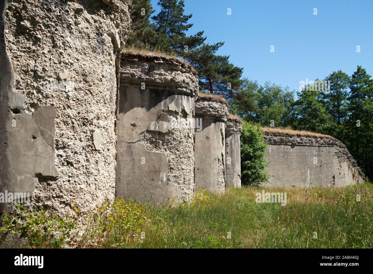 Fortification architectural monument, redan Stock Photo - Alamy