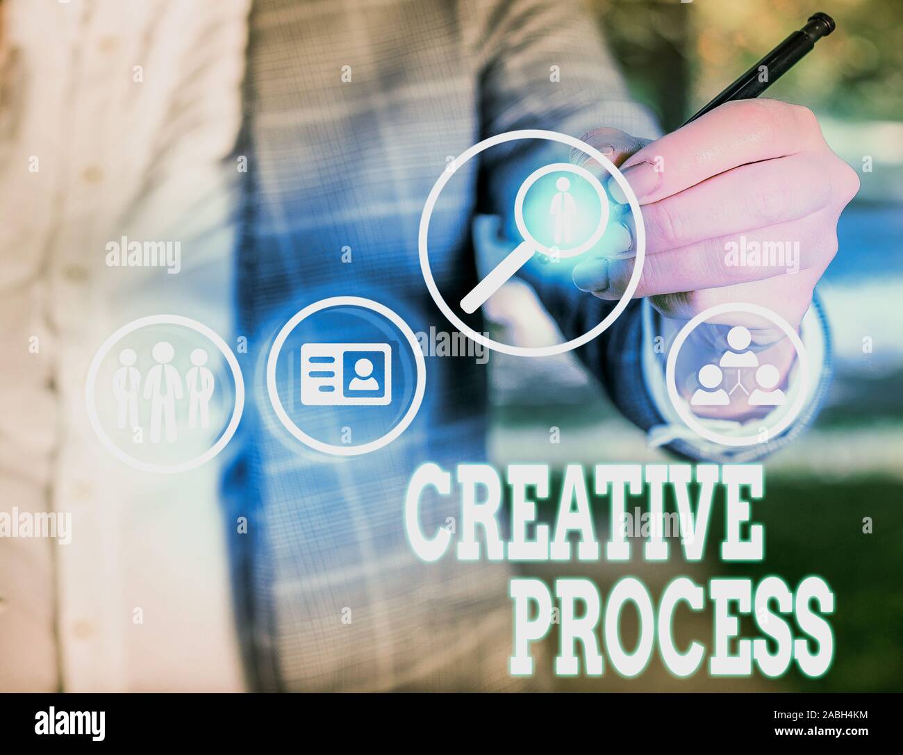 Conceptual hand writing showing Creative Process. Concept meaning ...