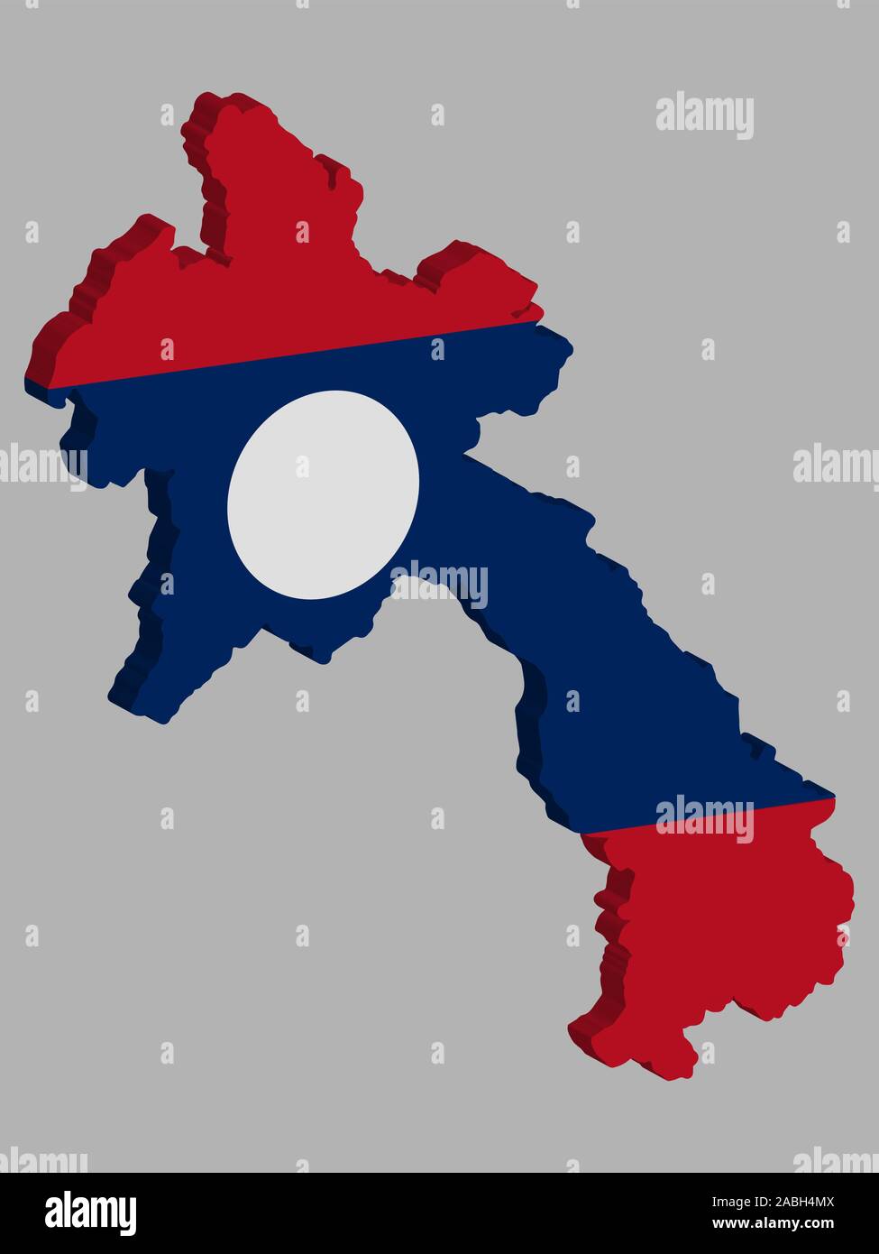 Laos eps map hi-res stock photography and images - Alamy