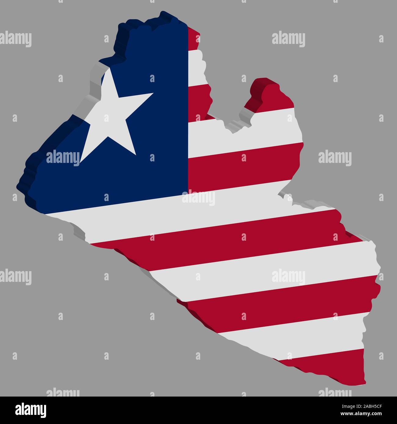 Liberia eps map hi-res stock photography and images - Alamy