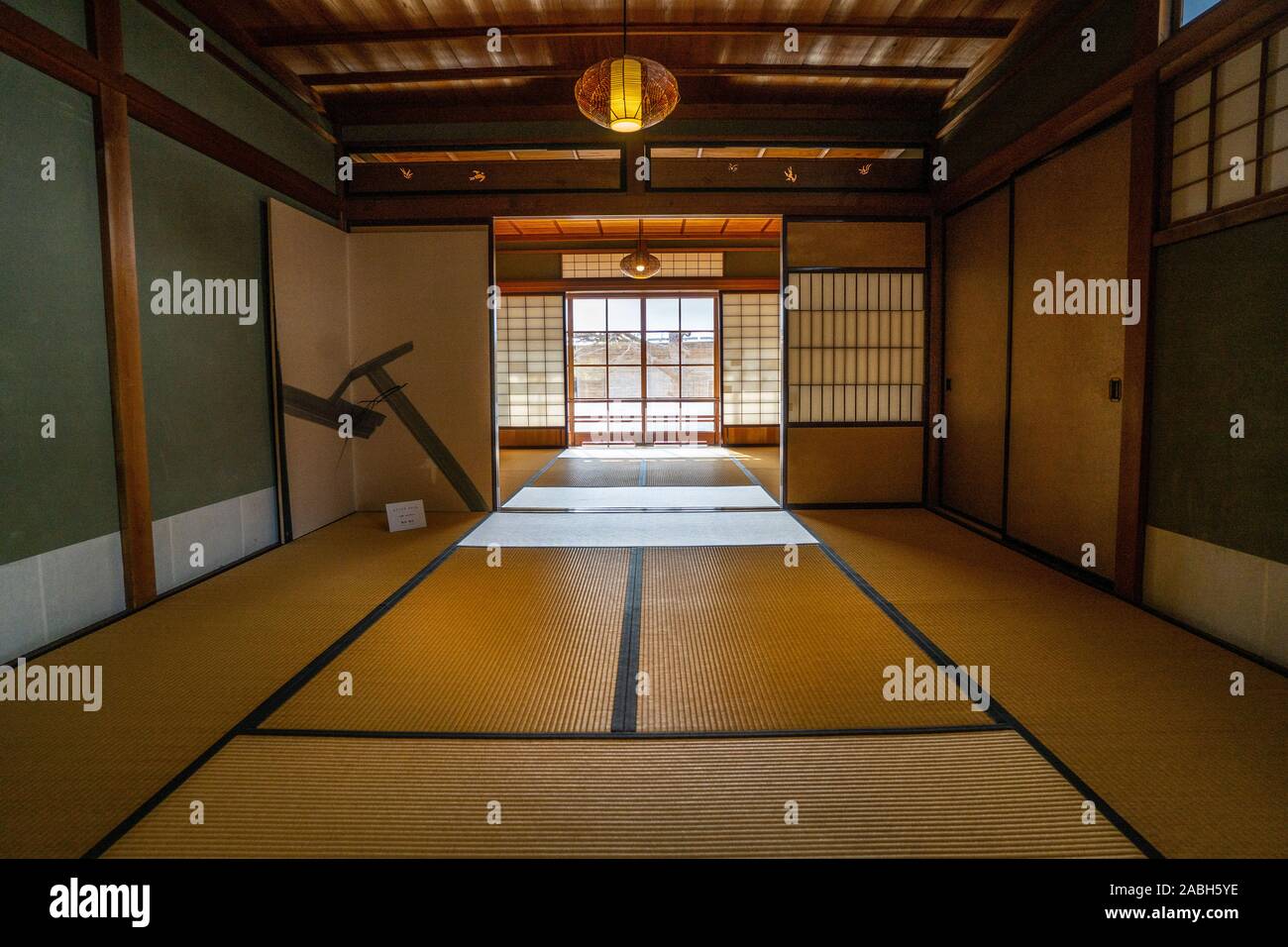 Japanese traditional house interior at Yoshijima Heritage House ...