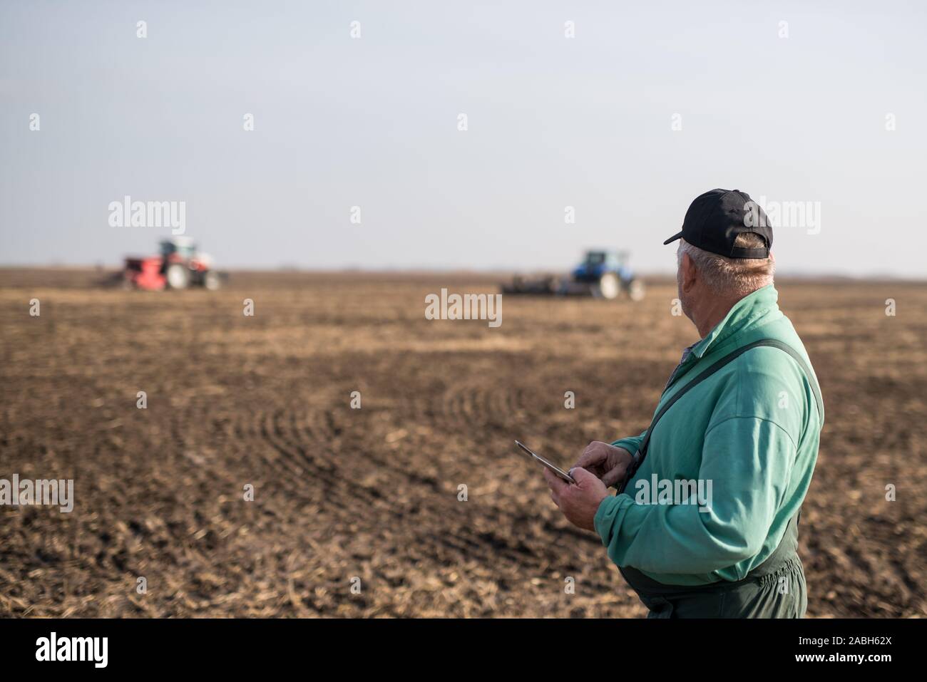 Male farmer planning rural hi-res stock photography and images - Alamy