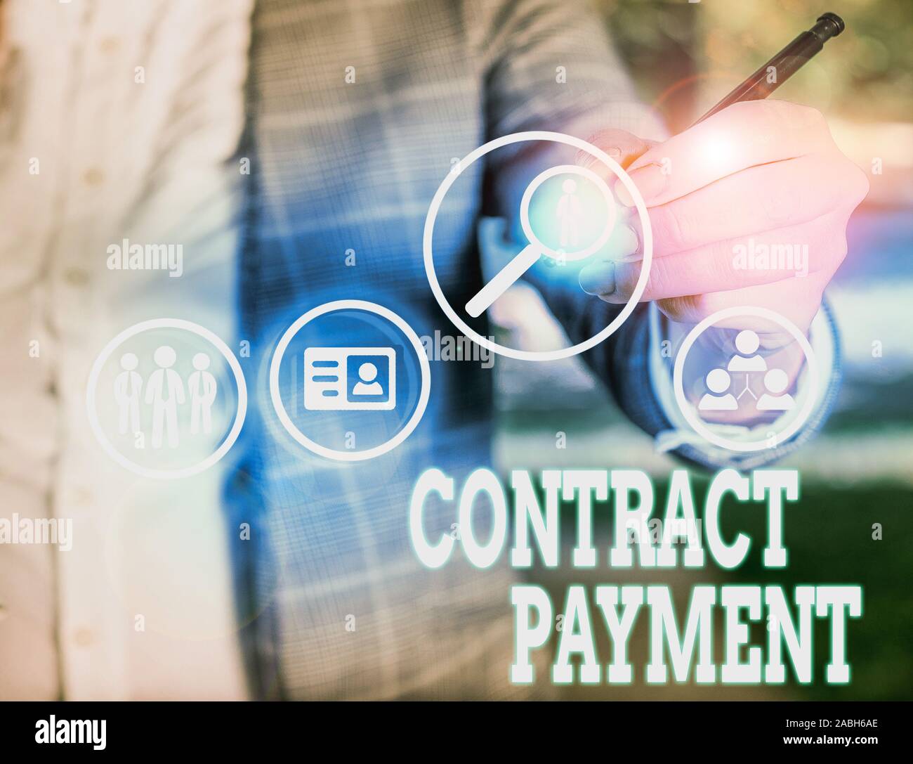 Conceptual hand writing showing Contract Payment. Concept meaning ...