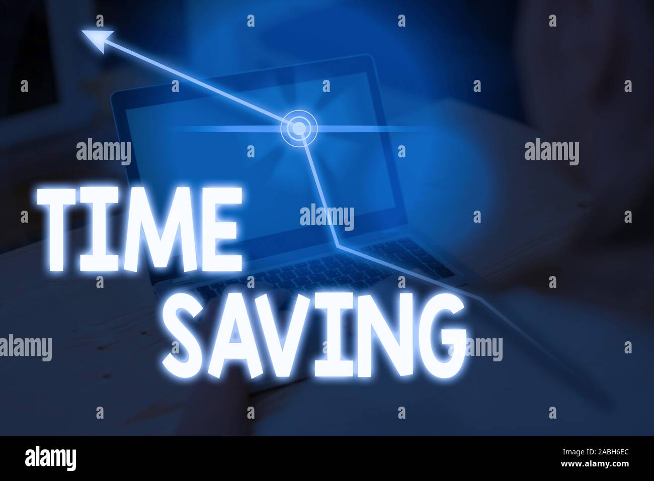 Writing note showing Time Saving. Business concept for the act of ...