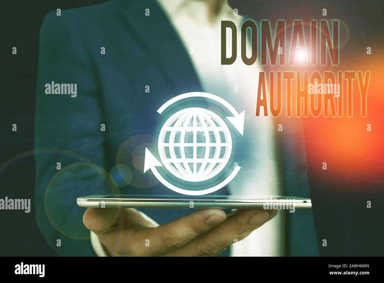 Handwriting text writing Domain Authority. Conceptual photo calculated ...