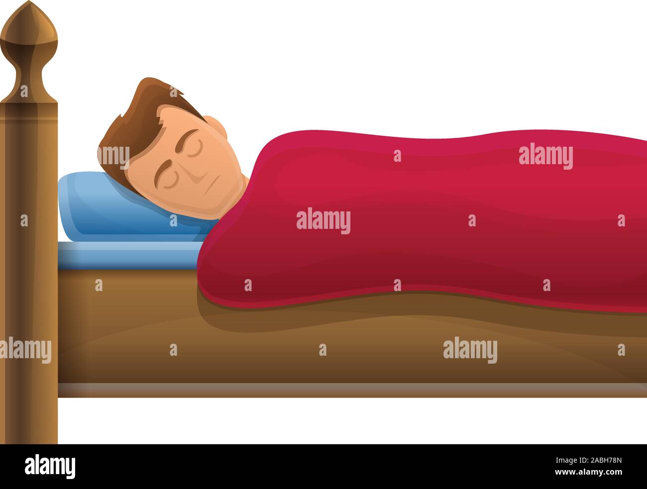 Boy sleeping icon. Cartoon of boy sleeping vector icon for web design ...