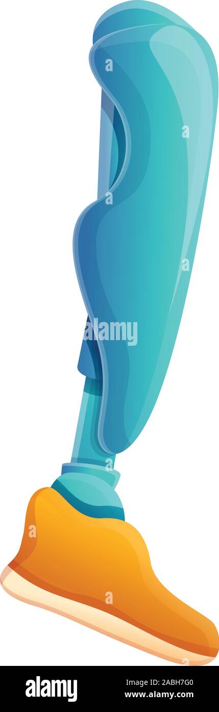 Artificial limb foot icon. Cartoon of artificial limb foot vector icon ...