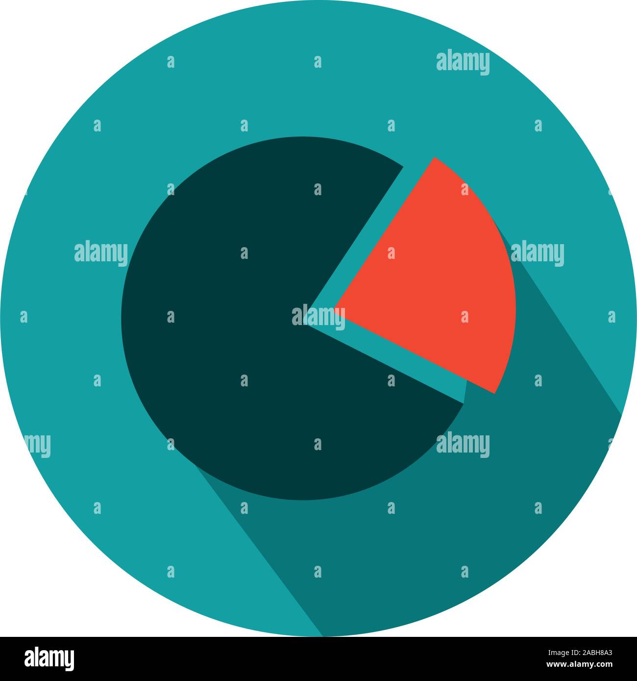 report chart presentation business strategy icon block shadow vector ...