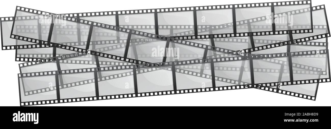 Retro filmstrip icon. Cartoon of retro filmstrip vector icon for web ...