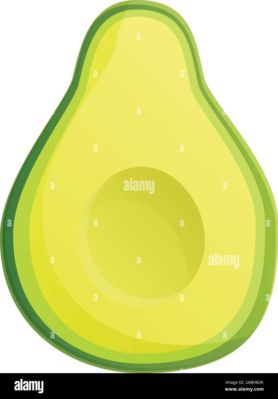 Avocado fruit icon. Cartoon of avocado fruit vector icon for web design ...