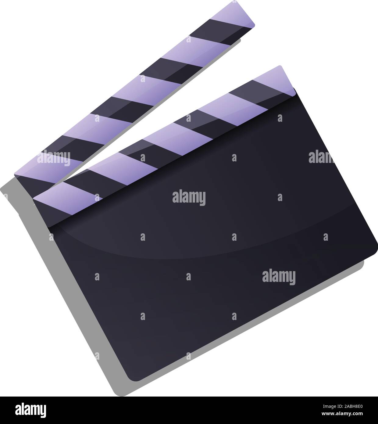 Film clapper icon. Cartoon of film clapper vector icon for web design ...