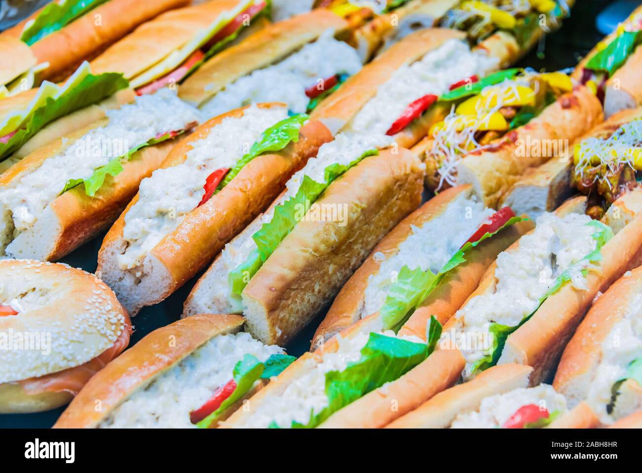 Variety food restaurant eating hi-res stock photography and images - Alamy