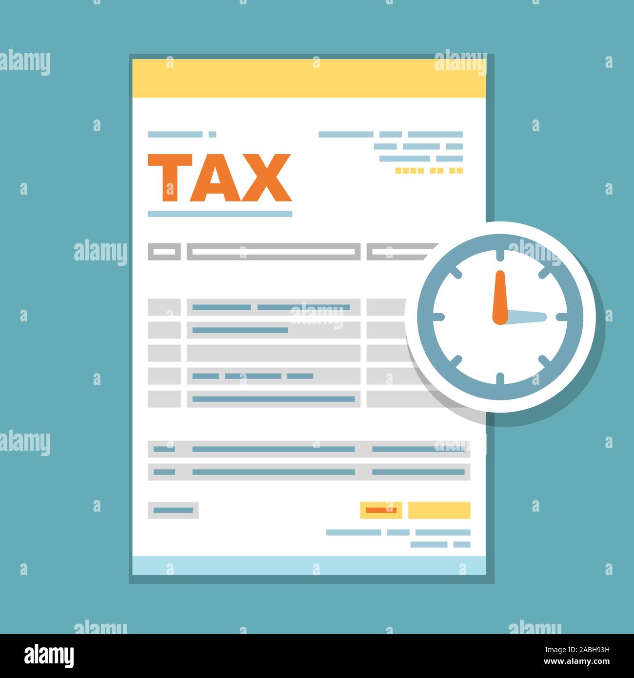 Tax form Stock Vector Images - Alamy