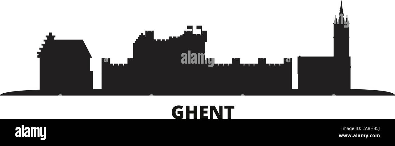 Historical belgium street scene Stock Vector Images - Alamy