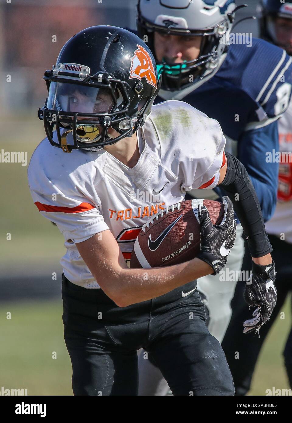 High school football action with Post Falls vs Lake City in Coeur d ...