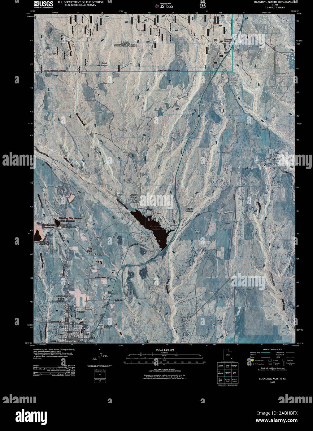 Map of blanding hi-res stock photography and images - Alamy