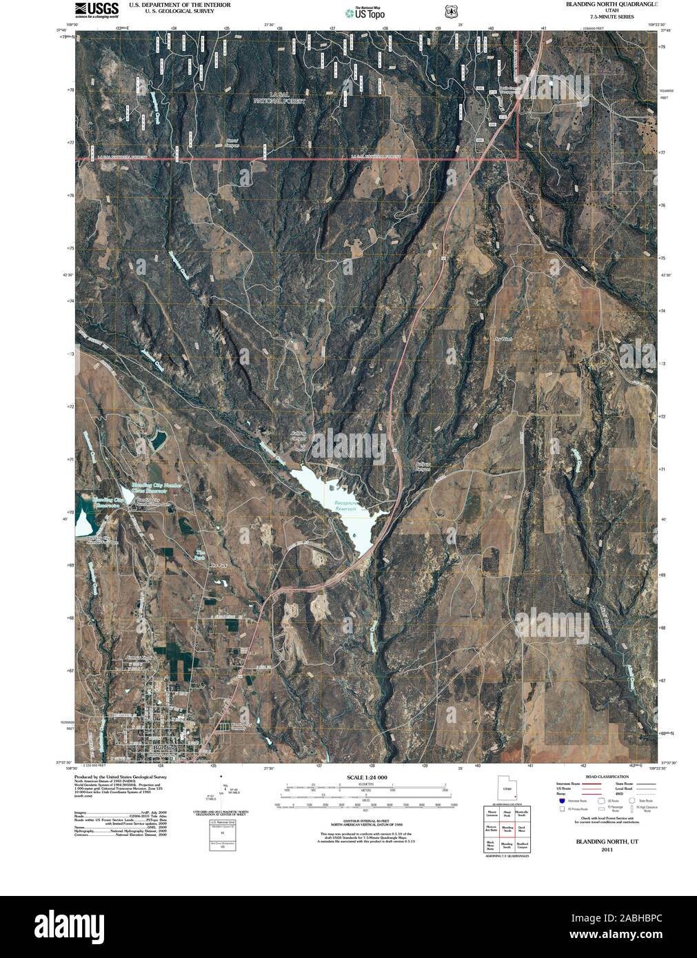 Blanding map Cut Out Stock Images & Pictures - Alamy