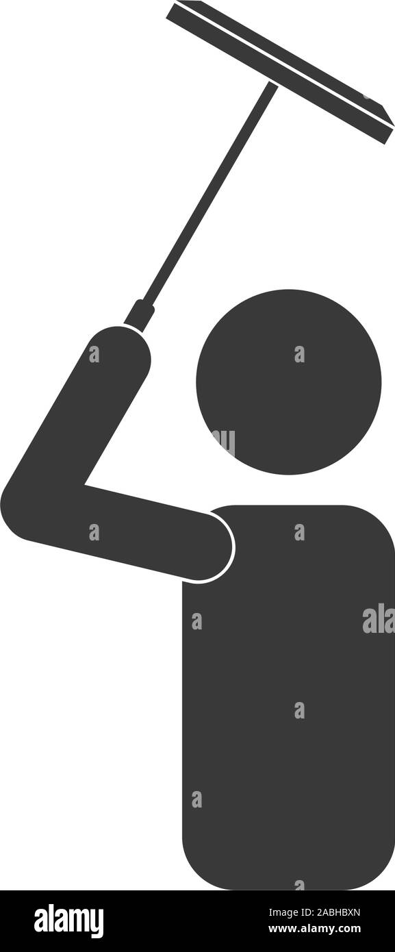 Window cleaner or washer icon in vector Stock Vector Image & Art - Alamy