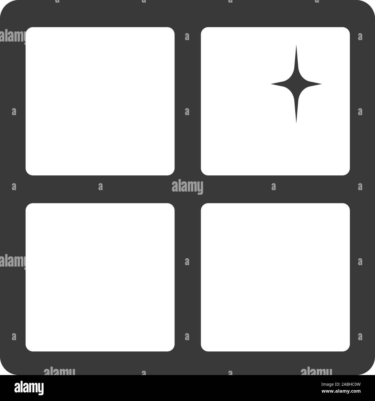 Clean window icon in vector Stock Vector Image & Art - Alamy