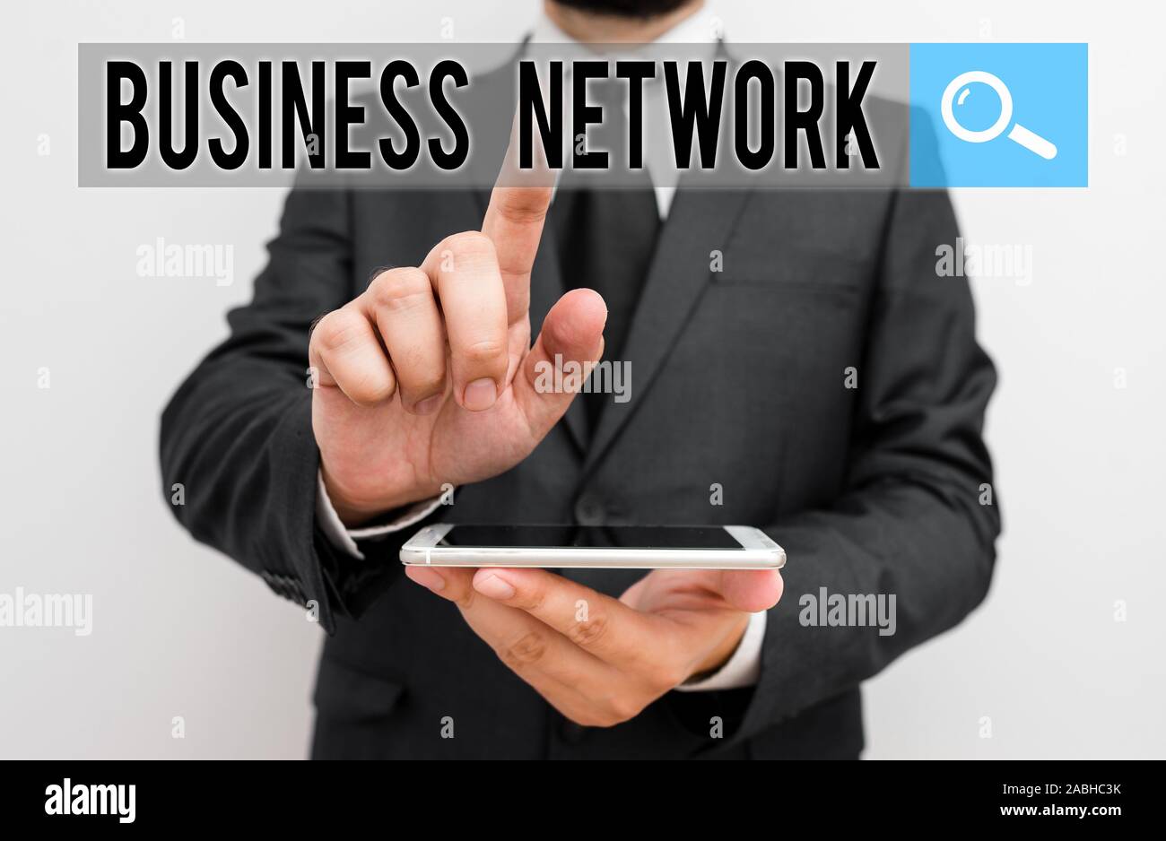 Writing note showing Business Network. Business concept for Interfirm ...